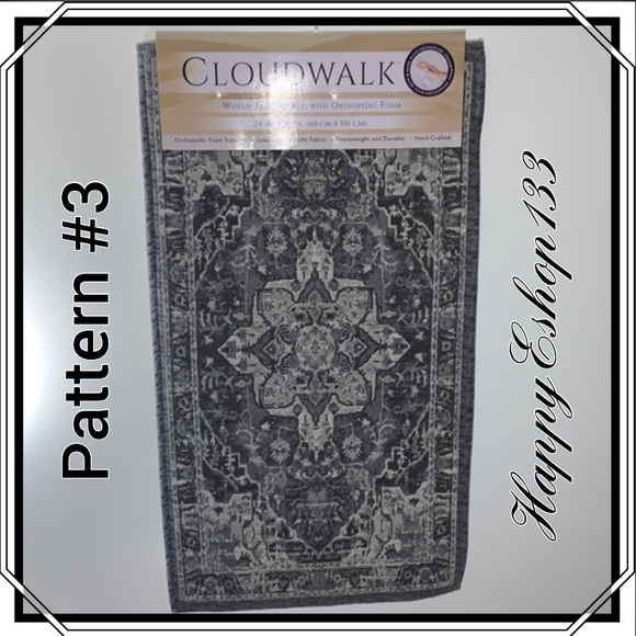 Cloudwalk | Other | Cloudwalk Orthopedic Foam Woven Accent Rug Mat ...